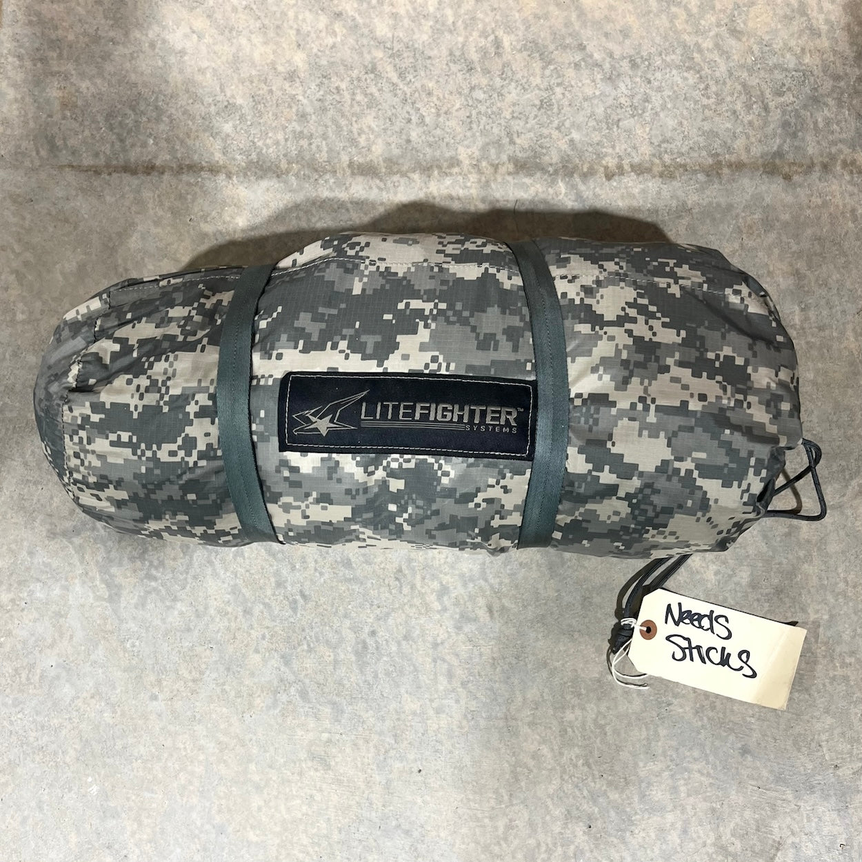 Vintage US Military Tent ACU Combat One Person Litefighter – Apparel Artist