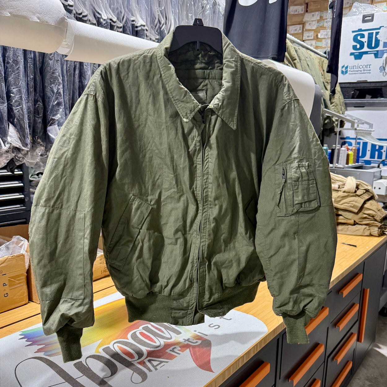 US Army CVC Combat Vehicle Jacket - Fire Resistant Aramid XL Long ...