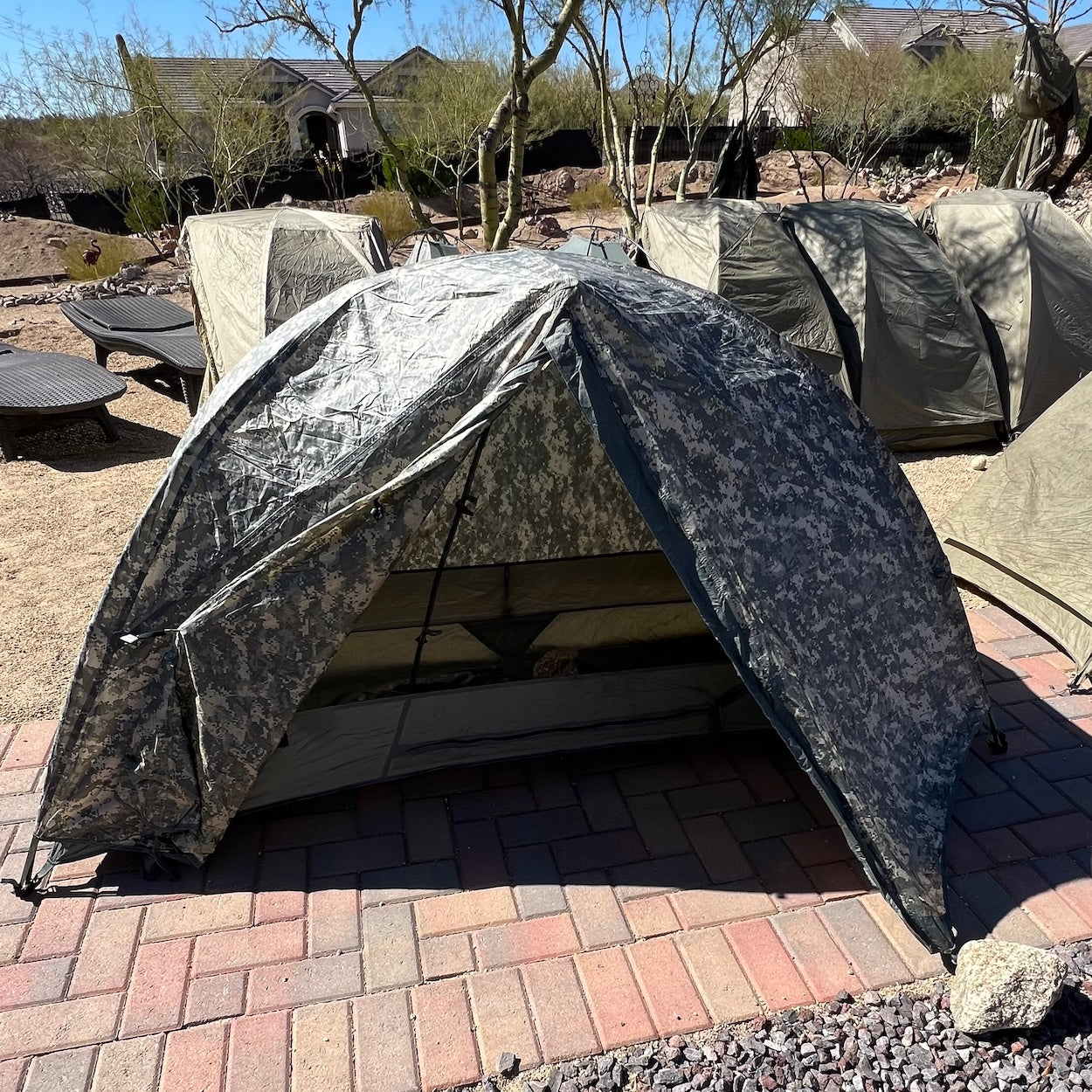 LiteFighter Tent US Army ACU Camouflage Combat One Person-41 – Apparel ...