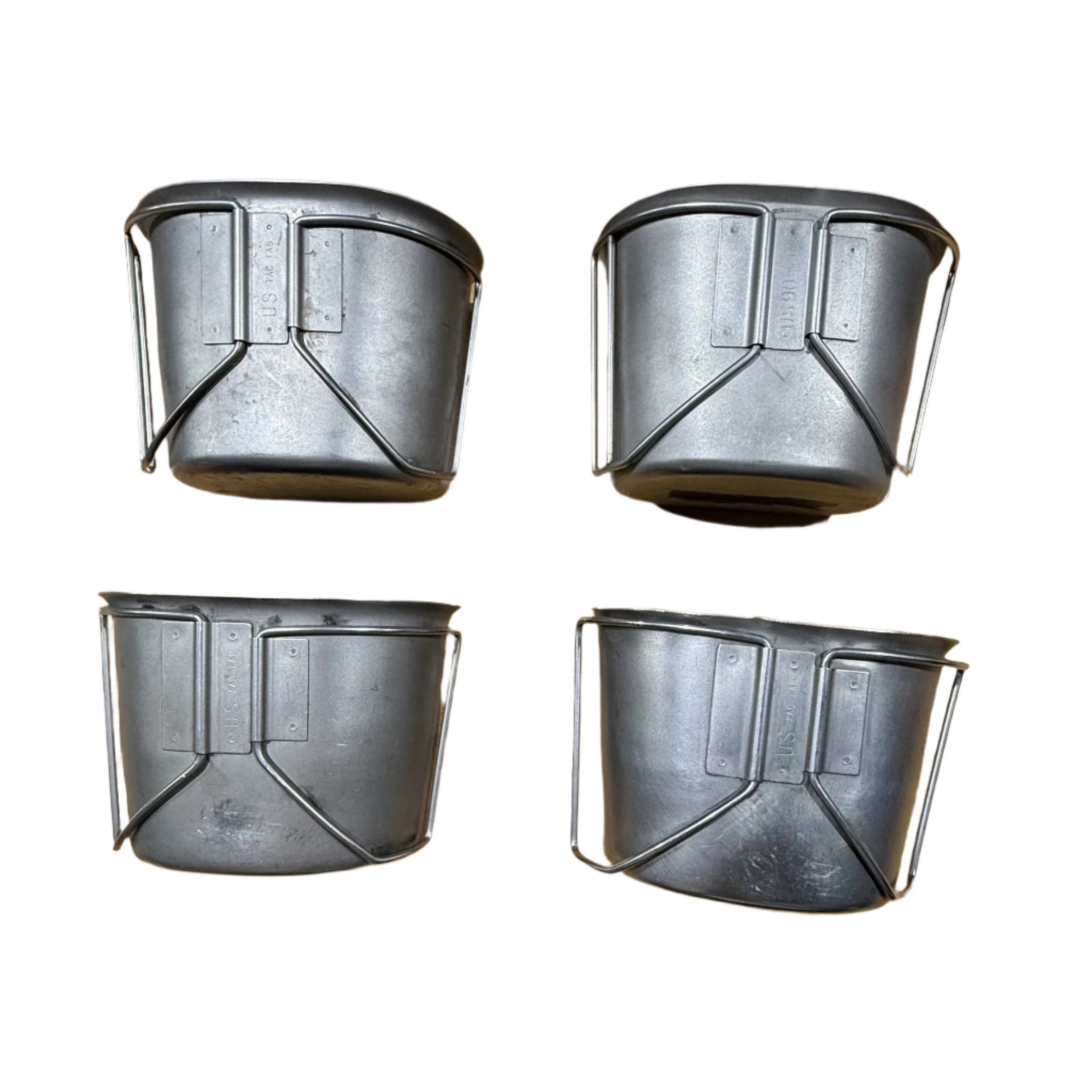 US Military Canteen Cups 4-Pack - Authentic Surplus Field Cooking Gear ...