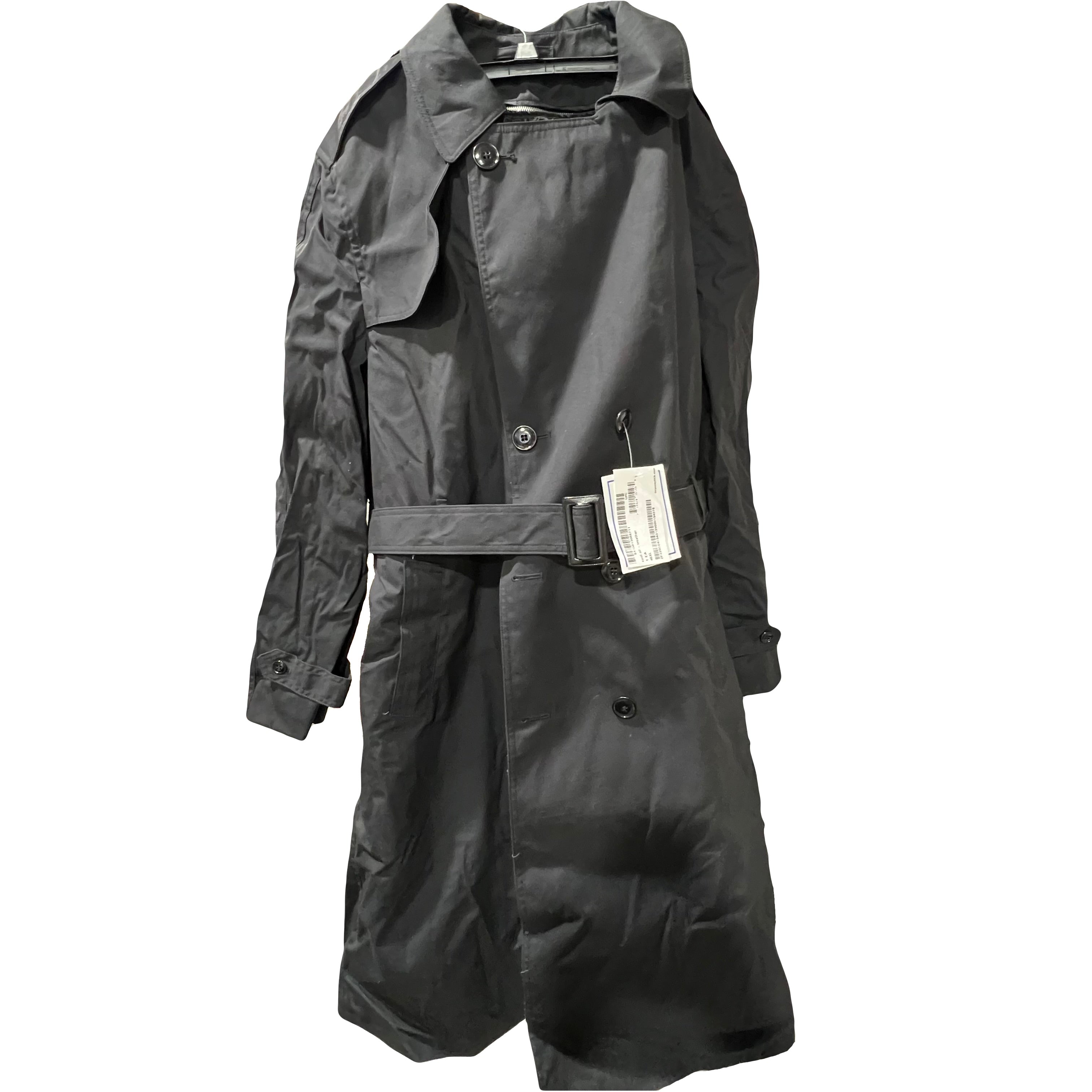 US Navy Mens Black All Weather Trench Coat – Apparel Artist